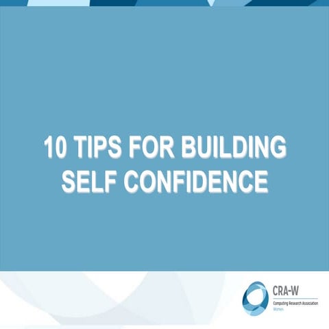 9 SELF-CONFIDENCE BUILDING ACTIVITIES FOR STUDENTS | PDF
