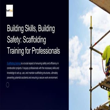 Scaffold Training in NY | PPTX