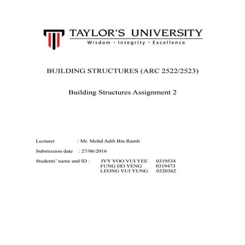 Building Structure Project 2 | PDF