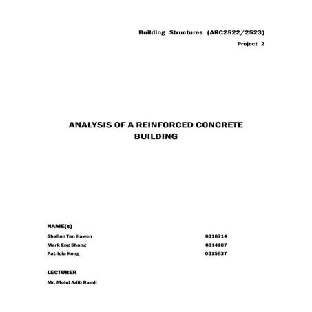BUILDING STRUCTURE REPORT | PDF