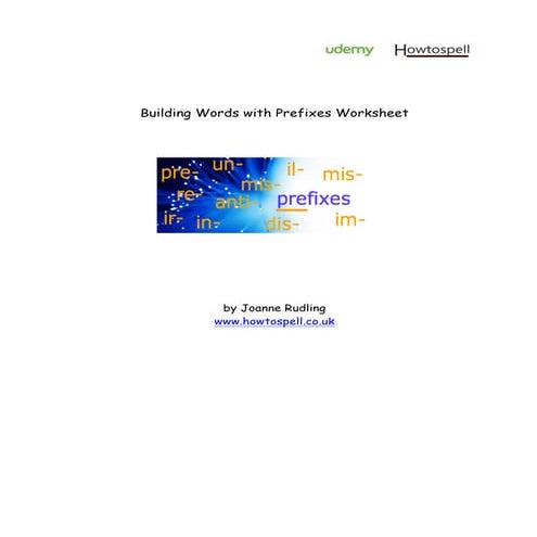Building words-with-prefixes-information-sheet | PDF