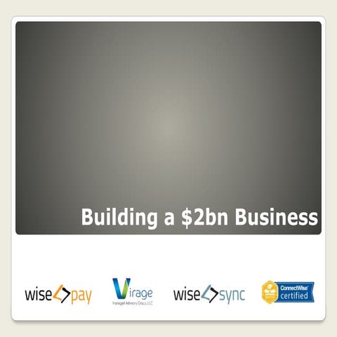 Building a $2bn business - IT Nation 2015 - Jamie Sutherland (Wise-Sync Closing) | PPTX