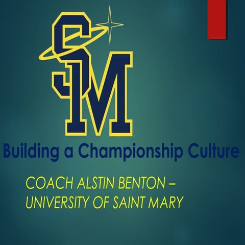 Building a championship culture | PPT