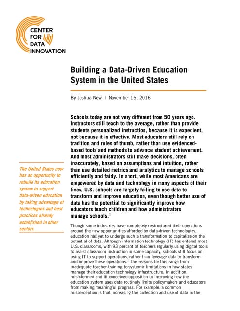 Data Driven Instruction | PPT | Standardized Testing | Educational ...