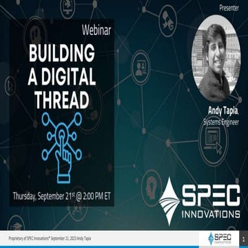 Building a Digital Thread | PPTX