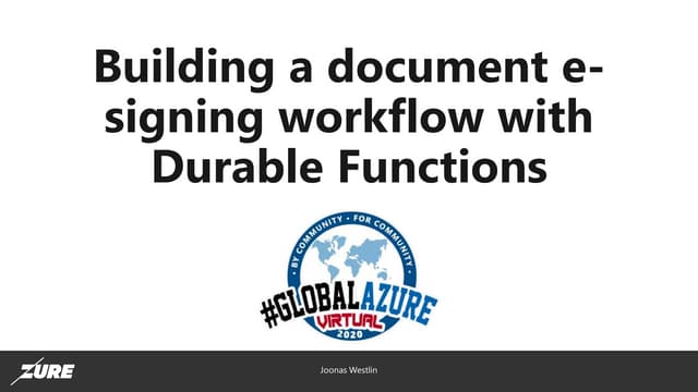 Building A Document E Signing Workflow With Azure Durable Functions Ppt 4298