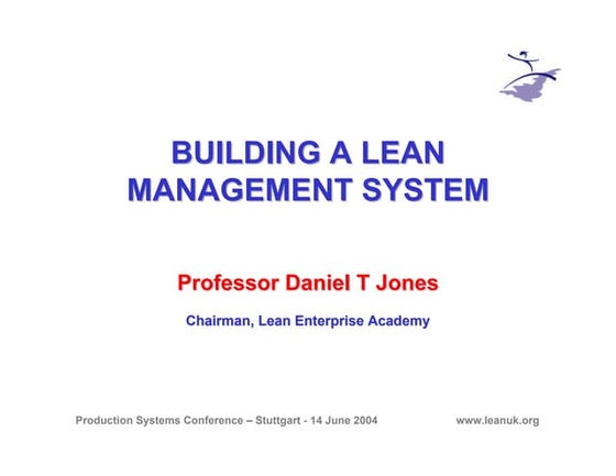 Implementation of Lean Thinking in Project Risk Management | PPT