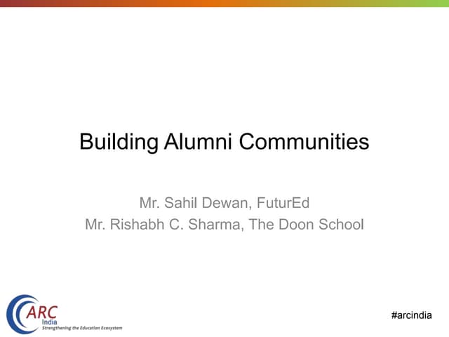 Alumni management | PPT