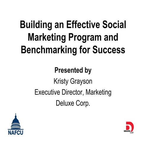 Deluxe Financial Services: Building an effective social marketing ...