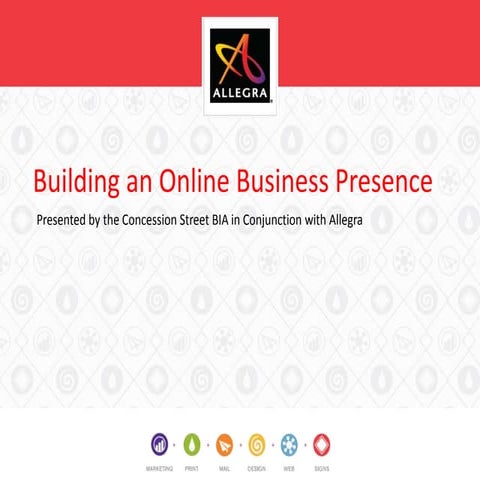 Building an online presence | PPTX