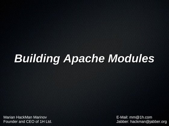 Apache Cheat Sheet | PPT