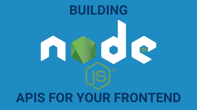 Building Apis For Your Frontend Ppt