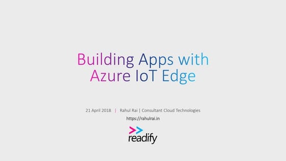 Iot Edge Within Th Eazure Iot Framework Ppt