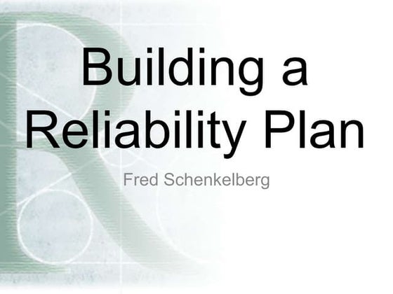 Reliability Value FMS Reliability | PDF