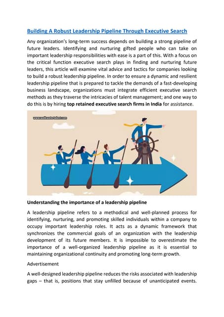 The Importance of Leadership Development | PPT