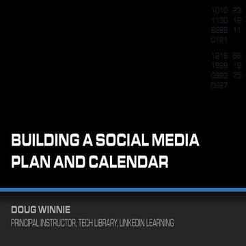 Social media calendar | PPTX