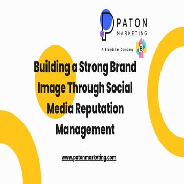 Building a Strong Brand Image Through Social Media Reputation ...