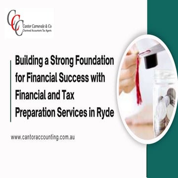 Building a Strong Foundation for Financial Success with Financial and Tax Preparation Services ...