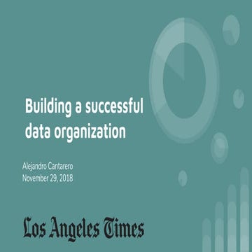Building a successful data organization nov 2018 | PDF