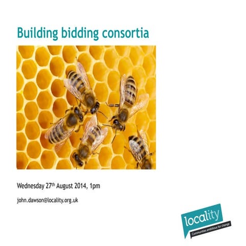 Building bidding consortia | PPT