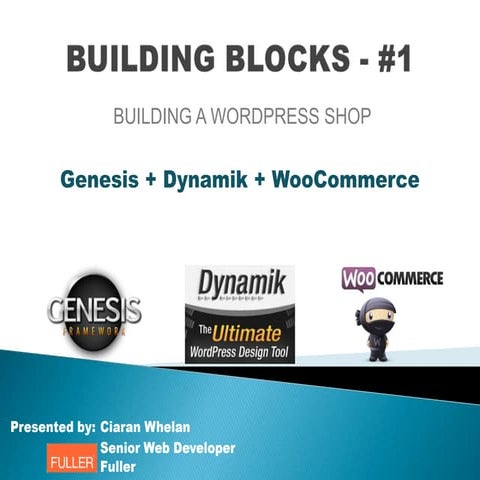 Building blocks WordPress Presentation #1 | PPT
