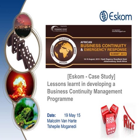 Building blocks for BCM programme | PPTX