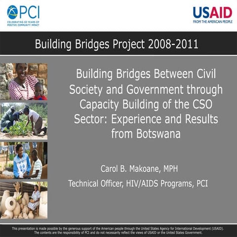Building Bridges between Civil Society and Government through Capacity ...