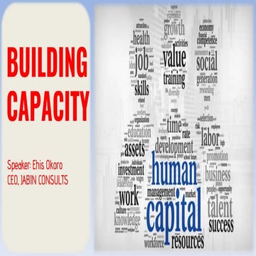Building capacity | PPTX