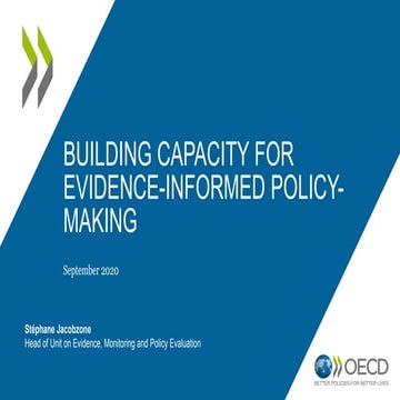 Building Capacity for Evidence-Informed Policy-Making Lessons from Country Experiences | PDF