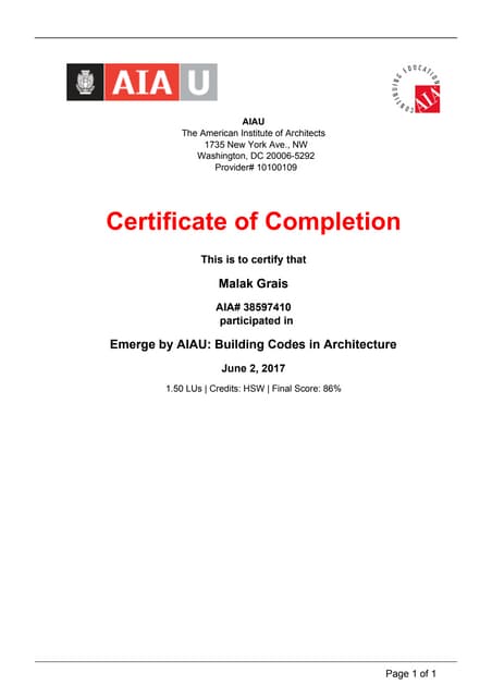 Revit certificate professional | PPT