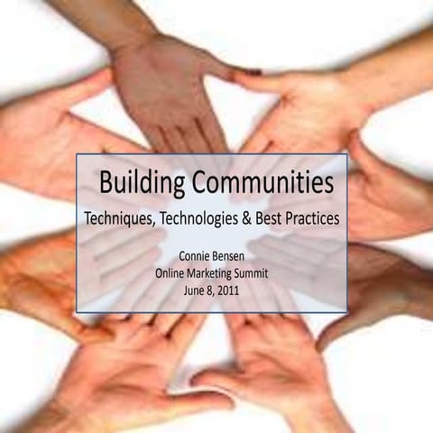 Building communities | PPT