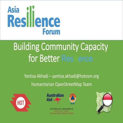 Building Community Capacity for Better Resilience | PPTX