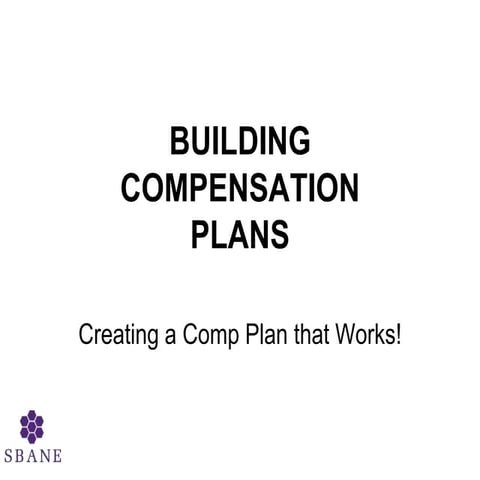 Building Compensation Plans | PPTX