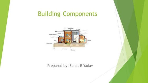 components of buildings | PPTX | Civil Engineering Industry | Industries