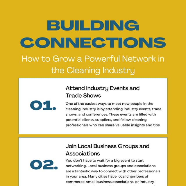 Building Connections: How to Grow a Powerful Network in the Cleaning ...