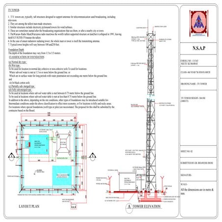 BUILDING CONSTRUCTION PRESENTATION TV TOWER | PDF