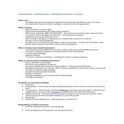 Building Consensus | PDF
