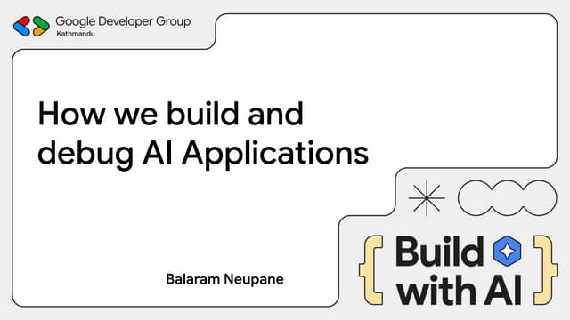 Building & Debugging AI Applications Balaram Neupane.pdf Building & Debugging AI Applications Balaram Neupane.pdf