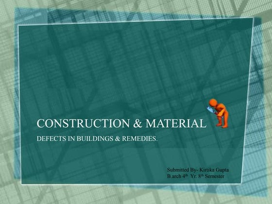 types of cracks in building | PDF