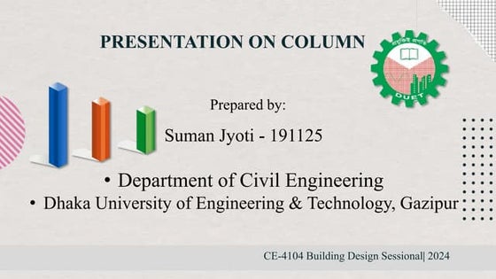 Design of column according ACI codes | PPT