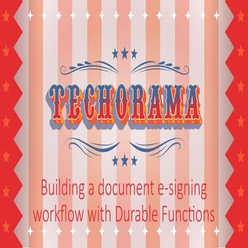 Building A Document Signing Workflow With Durable Functions Ppt