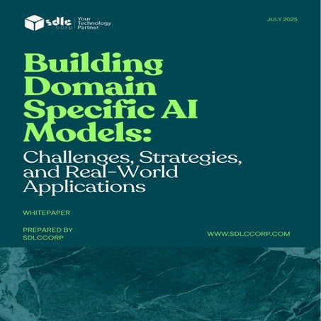 Building Domain Specific AI Models: Challenges, Strategies, and Real ...