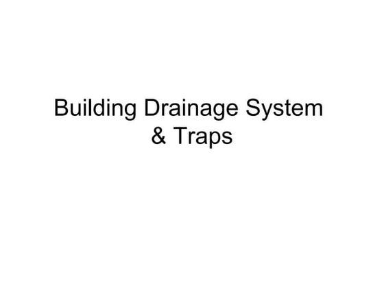 Drainage system | PPT