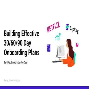 Building an Effective 30-60-90 Day Onboarding Plan | PDF