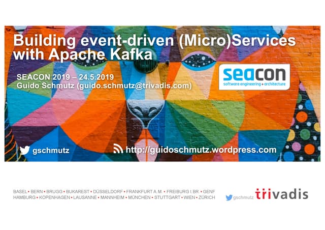 Building Event-Driven (Micro) Services with Apache Kafka | PPT Building Event-Driven (Micro) Services with Apache Kafka | PPT