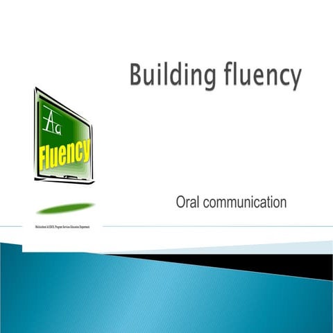 Building fluency | PPT