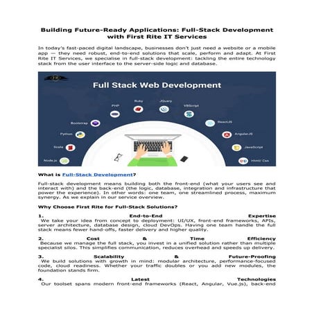 Full-Stack Development Services | Build Scalable Web & App Solutions | DOCX