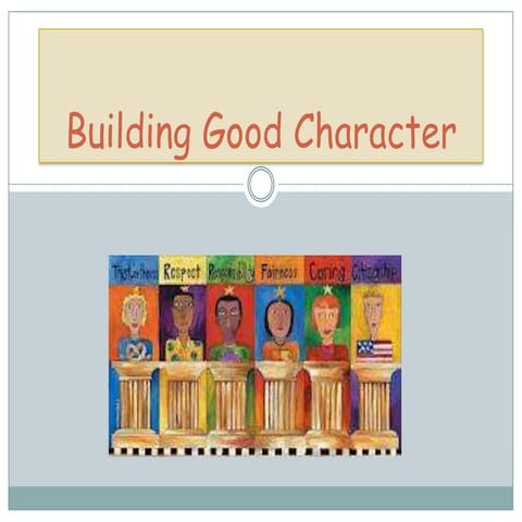 Building good character | PPTX