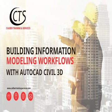 Building Information Modeling Workflows with AutoCAD Civil 3D | PPTX | 3-D Graphics | Computer ...