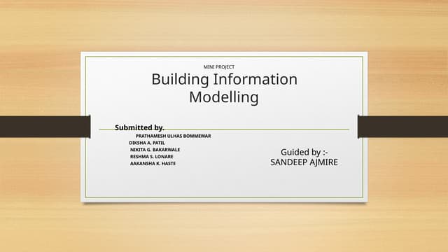 Building Information Modeling (BIM) | PDF
